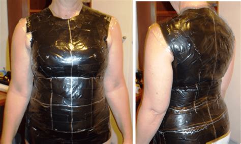 Creating A Duct Tape Sloper To Improve Fit Part 12 Duct Tape Sloper