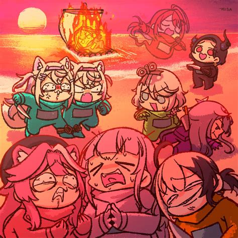 Mori Calliope Ouro Kronii Nerissa Ravencroft Fuwawa Abyssgard Mococo Abyssgard And 7 More