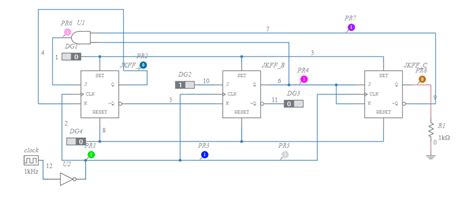 3 Bit Counter Multisim Live