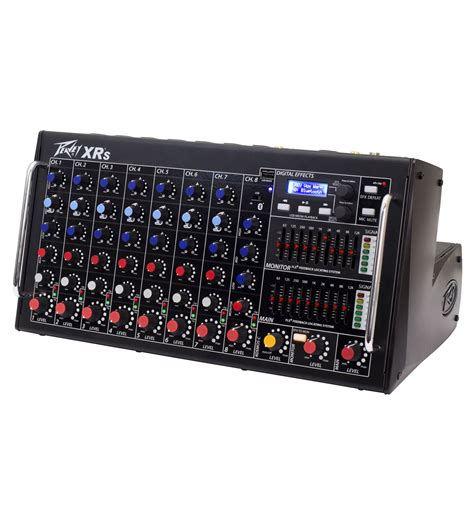 Peavey XR S Powered Mixer W Peak Channel Bluetooth Enabled Xr S Powered Mixer