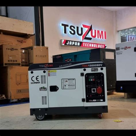 Promo Genset 15 Kva 3 Phase Silent Tsuzumi Tdg15000sdv Solar Diskon 23
