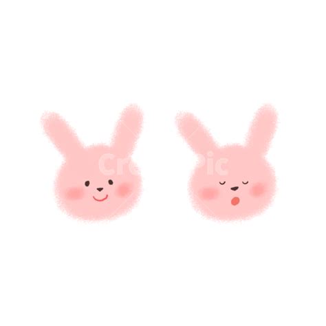 분홍 토끼 귀여운 캐릭터 아기자기한 사진 이미지 일러스트 캘리그라피 슈어작가