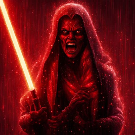 Beautiful Female Sith Lord With A Red Light Saber By Ramkad092 On