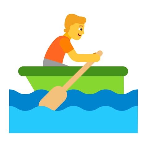 Person Rowing Boat Flat Default Icon Fluentui Emoji Flat Iconpack