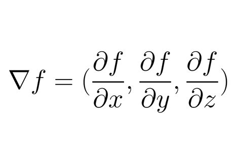 partial derivative formula