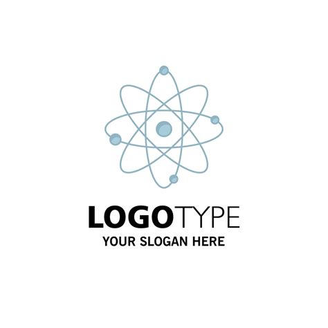 Atom Nuclear Molecule Chemistry Science Flat Color Icon Vector 14871821