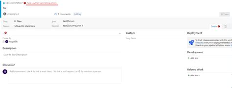 Azure Devops Custom Work Item Created By Field Validation Problem