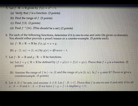 solved 5 let r r given by f 1 a verify that f is