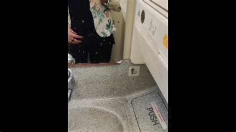 Pad Bulge And Pissing Fetish In Airplane Toilet Xxx Mobile Porno
