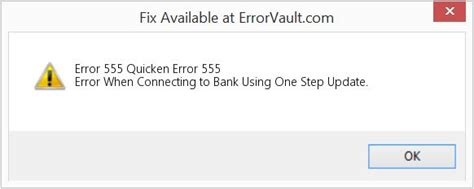 how to fix the runtime error quicken cc 555 quicken error cc 555