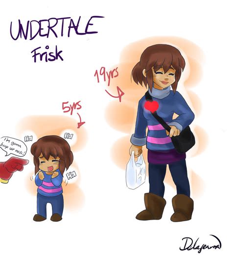 Undertale Frisk Adult By Delafearna On Deviantart