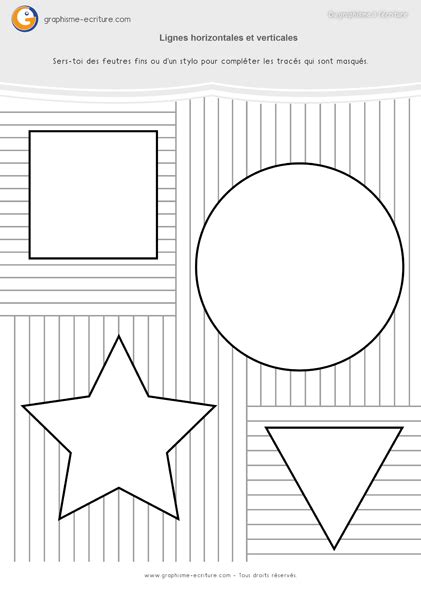 Graphisme Maternelle Les Lignes Verticales PS MS GS