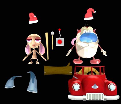 Ren And Stimpy Model By 86et6 On Deviantart
