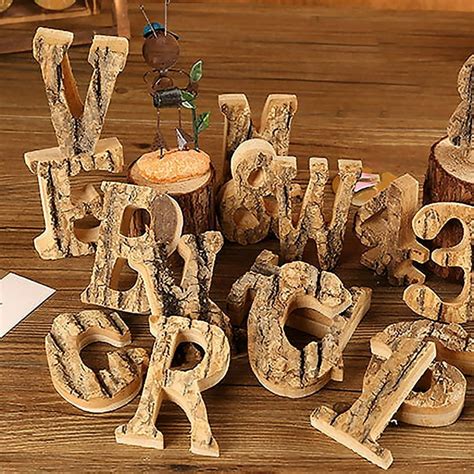 Wooden Alphabet Letters Craft