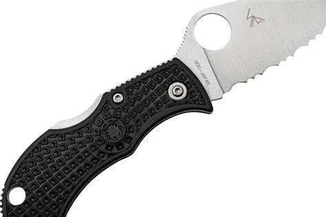 Spyderco Manbug Leaf Mbklfs Serrated Zakmes Voordelig Kopen Bij Knivesandtools Be