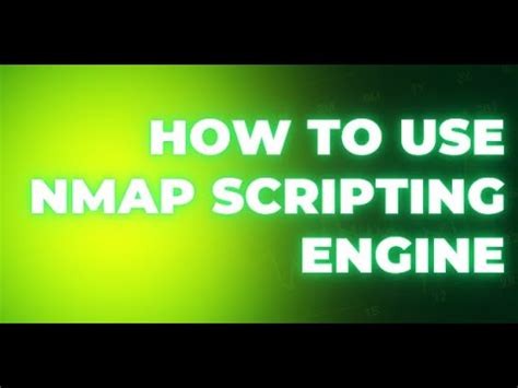 HOW TO USE NMAP SCRIPTING ENGINE FOR VULNERABILITY SCANNING YouTube
