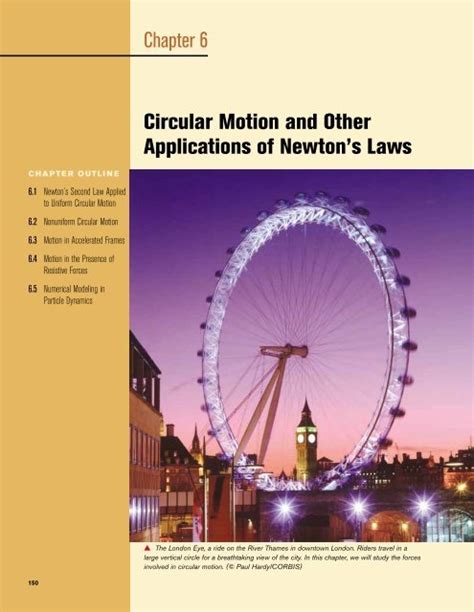 Chapter Circular Motion And Other Applications Of Newton S Laws