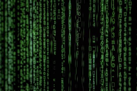 Code Encryption Graphic Close Up Knowledge Tech K Data