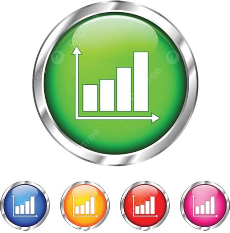 Graph Set Icons Round Diagram Blue Vector Round Diagram Blue Png And