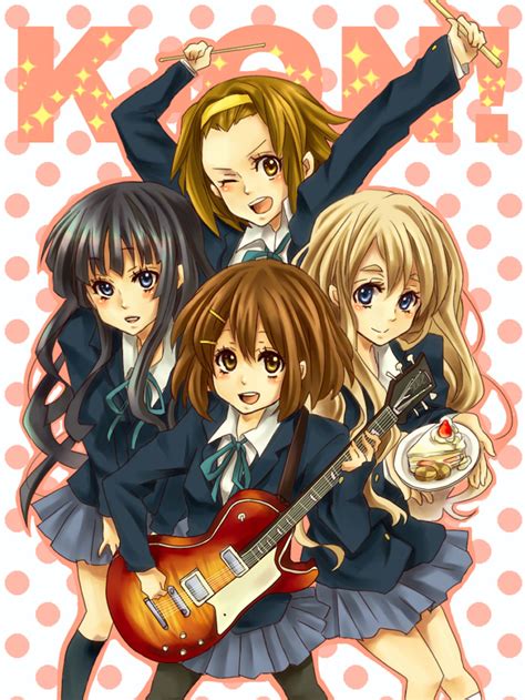 Akiyama Mio Hirasawa Yui Tainaka Ritsu And Kotobuki Tsumugi K On