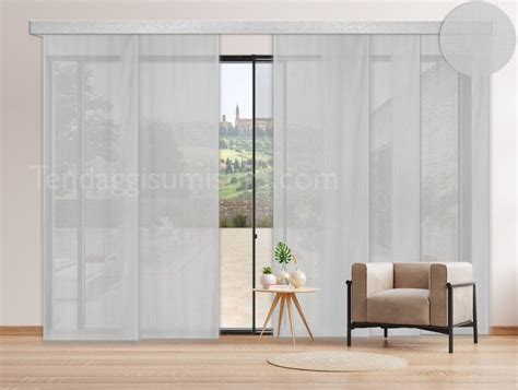 Tenda A Pannelli Grigio Chiaro O Scuro Su Misura Trevira 125Tendaggi