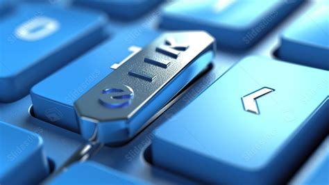Up Close And Personal White Pc Keyboard Featuring Bold Blue Sign In Key
