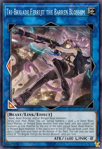 Yu Gi Oh Wiki Tri Brigade Ferrijit The Barren Blossom