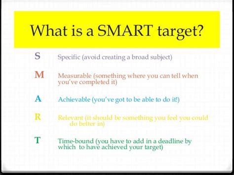Target Setting