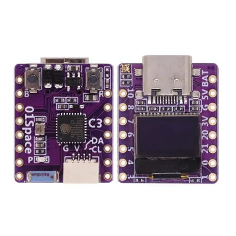 Carte De DÉveloppement Esp32 C3 2 Pièces Avec écran Lcd 042 Pouces
