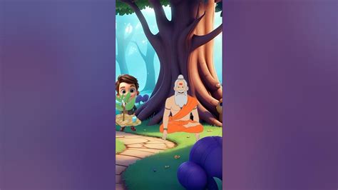 साधु ने लडके को एक पेड आसिर बाद के तैर पर दिया 😭 Shorts Animation