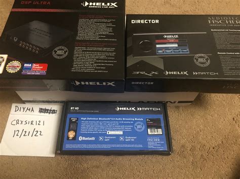 BNIB Combo DSP Ultra Helix Director And Bluetooth Card DIYMobileAudio Com Car Stereo Forum