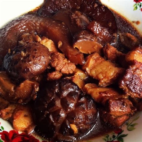 Ohbin s Recipe 卤花肉海参香菇