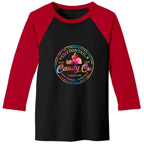 Cottontail Candy Company Easter Bunny Tie Dye Easter Baseball Tees Sold By Webpodthiert Sku