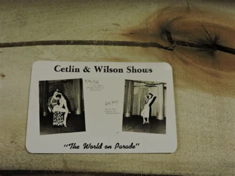 Vintage Rppc Postcard Cetlin And Wilson Circus World Parade Pinup Girl