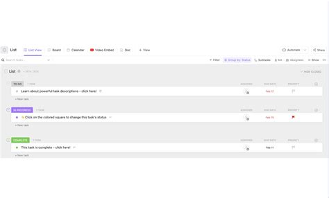Free Excel Task Tracker Templates Clickup