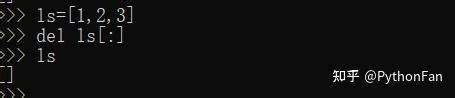 如何完美清空Python中的列表的四种方法 知乎