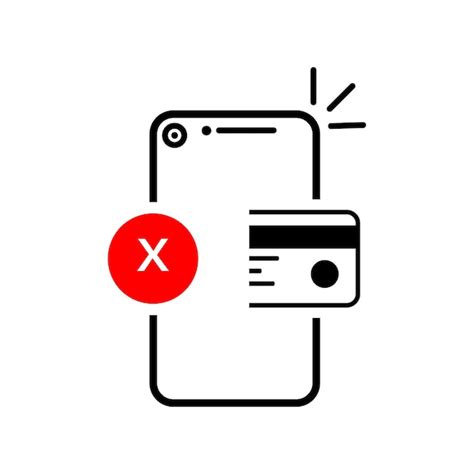 Premium Vector Digital Error Or Payment Problem In Mobile Phone Flat