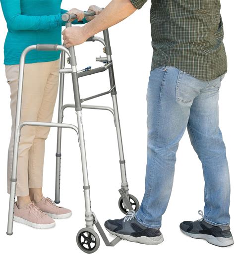 Vive Sit To Stand Walker Rolling Stand Assist Walker With