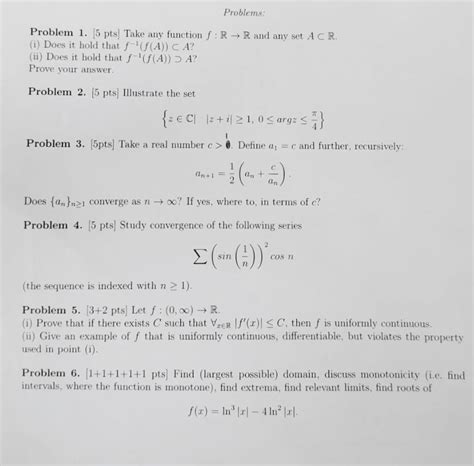 Solved Problem 1 5 Pts Take Any Function
