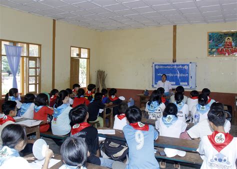 နမ့်စန်မြို့တွင် ကင်းထောက်လူငယ် သင်တန်းသား၊ သင်တန်းသူများကို သဘာဝပတ်ဝန