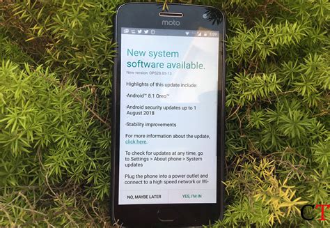 Motorola Moto G5 Plus Receives Android 8 1 Oreo Update