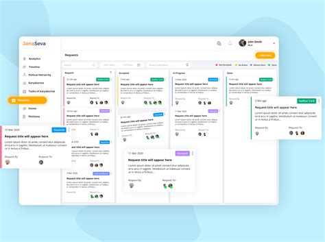 Issues Requests Management Ui By Ram Honmane On Dribbble