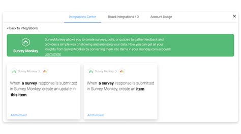 Surveymonkey Integration Support