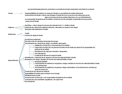 Esquema Nia 240 Pdf Auditoría