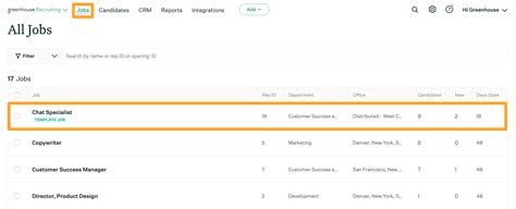 Post Job To Internal Job Board Greenhouse Support
