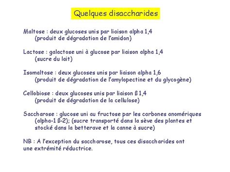 Chapitre 11 Sucres Et Polysaccharides 1 Les Monosaccharides