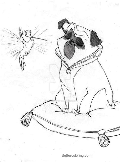 Pocahontas Coloring Pages Percy And Flit By 000ryoko000 Free