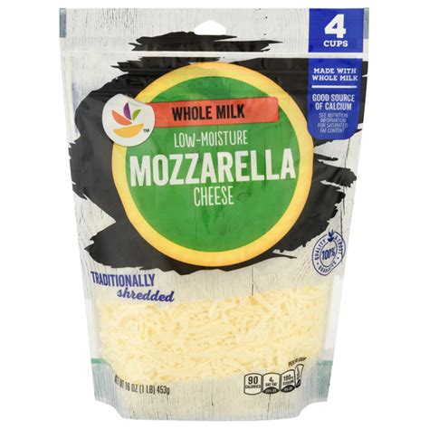 Save On Our Brand Traditionally Shredded Whole Milk Mozzarella Cheese