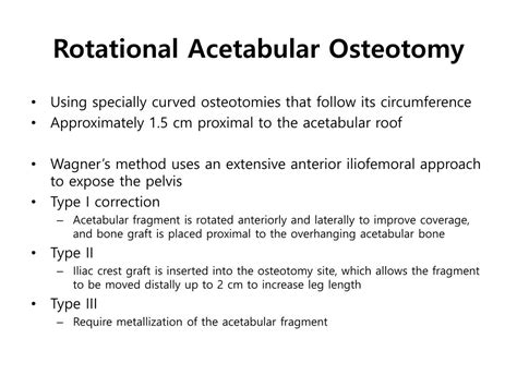 Ppt Alternatives To Periacetabular Osteotomy Pao For Adult