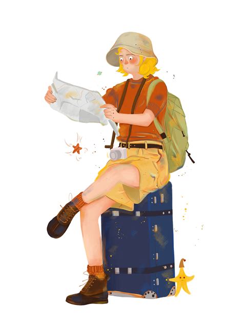 原创插画 穿搭系列阿萌阿萌 站酷zcool